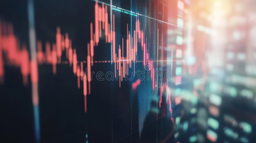 Dynamic Stock Market Exchange Data Visualization Stock Photo - Image of ...