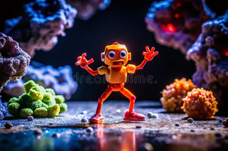 Dynamic Stop Motion Animation Abstract Shapes on a Striking Black ...