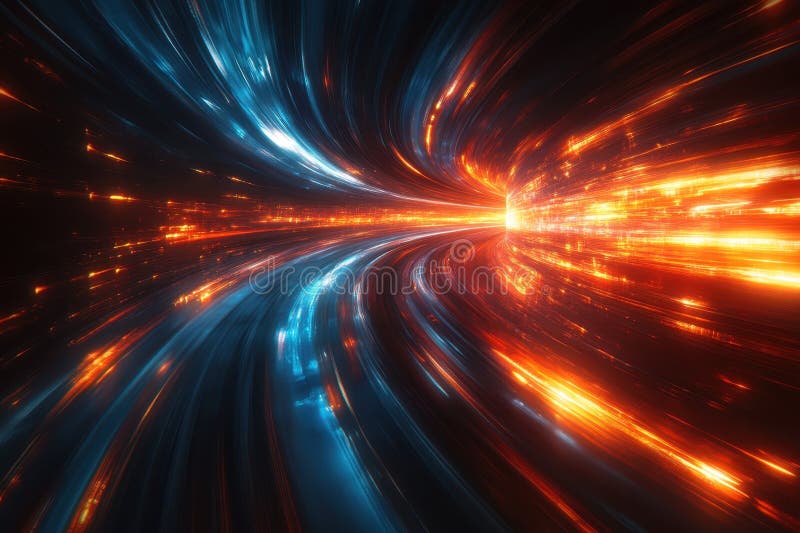 Dynamic Streaks of Light Create a Mesmerizing Visual of Energy and ...