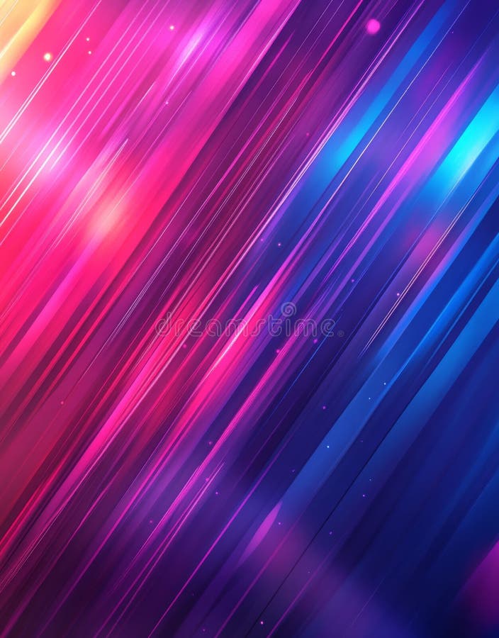 Dynamic Streaks of Vibrant Light Converge, Forming an Energetic Visual ...