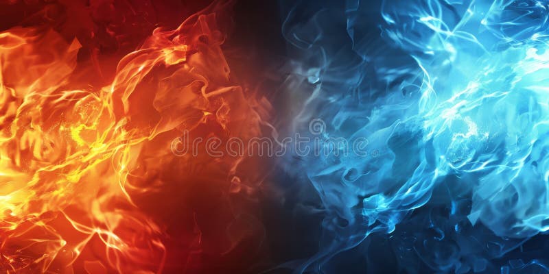 Dynamic and Striking Visual Concept of Flames and Ice To Inspire ...