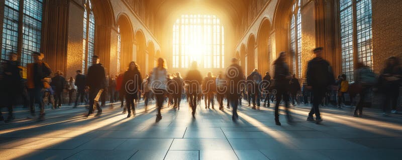 Dynamic Student Life: Blurred Motion in School Building with High ...