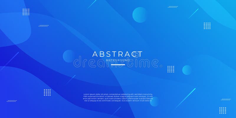Dynamic Style Banner Design with Modern Fresh Blue Concept. Blue ...