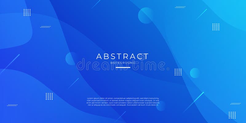 Dynamic Style Banner Design with Modern Fresh Blue Concept. Blue ...
