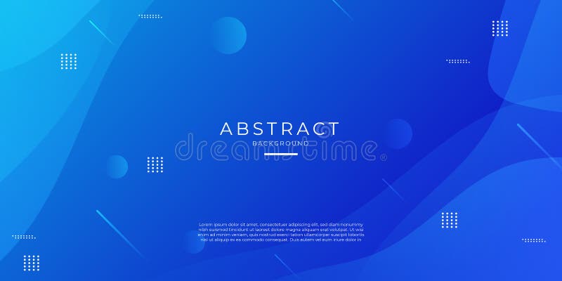 Dynamic Style Banner Design with Modern Fresh Blue Concept. Blue ...