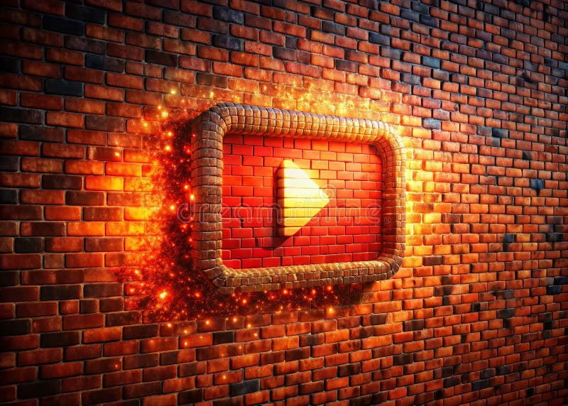 Dynamic Subscribe Button 3D Brick Animation with Particle Effects in ...