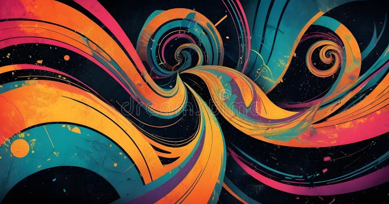 Dynamic Swirl Abstract stock photo. Image of texture - 309081722