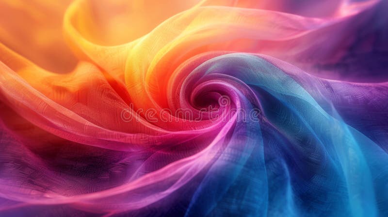 Dynamic Swirl of Colors and Shapes, Vibrant and Abstract. Stock ...