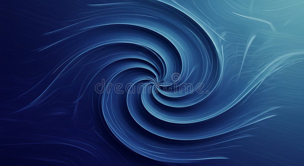 A Dynamic Swirl Pattern with a Gradient of Deep Blue To Light Teal. the ...