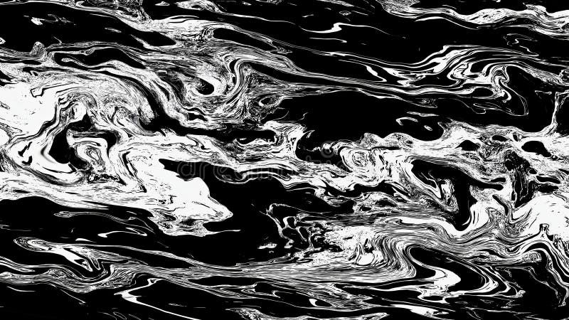 Dynamic Swirling Patterns Create An Intriguing Visual Effect On Dark Background Stock