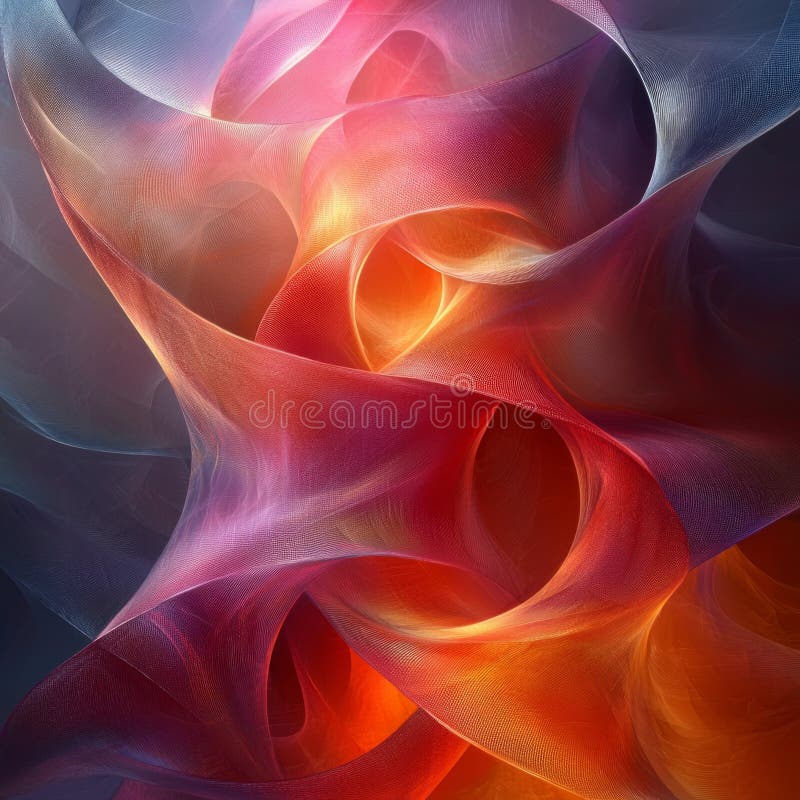 Dynamic Swirling Patterns Vibrant Hues Transition Softer Tones ...