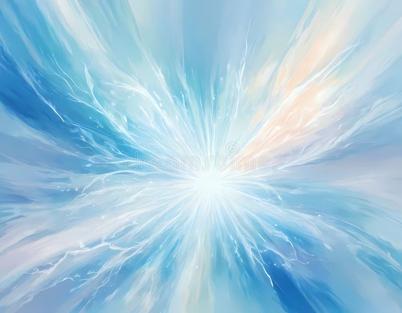 Dynamic Swirls of Blue and White Converge Toward a Bright Core ...