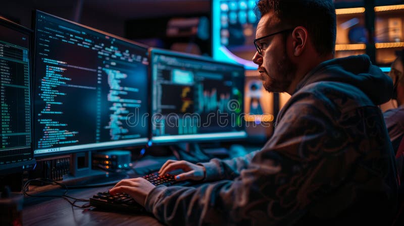 Dynamic System Administrator Engaged with Complex Code and Network Data ...