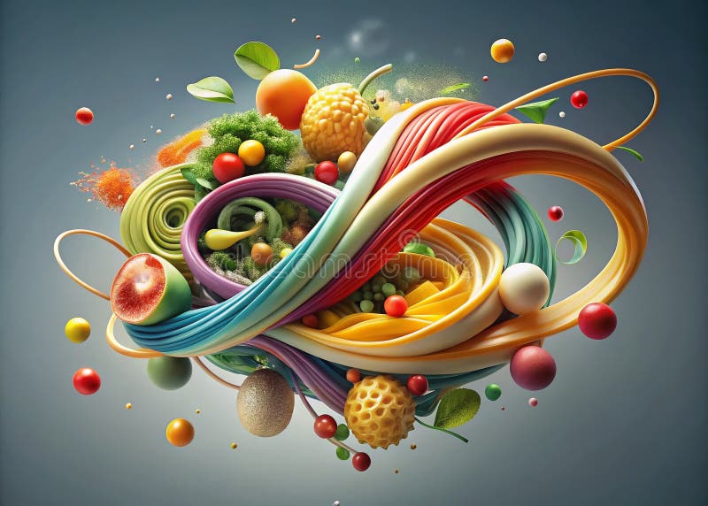 Dynamic System Integration Logo a Vibrant Abstract Network Design ...