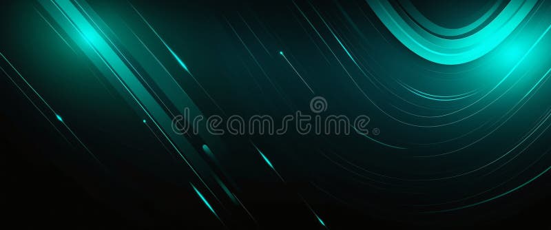 Dynamic Teal Abstract Background with Futuristic Light Streaks and ...