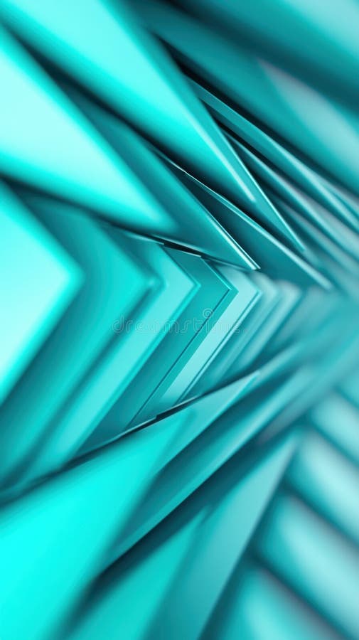 Dynamic Teal Geometric Pattern with Layered Triangular Shapes, AI Stock ...