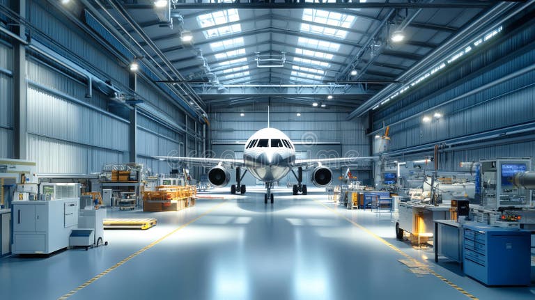 A Dynamic Team of Engineers and Technicians Work Diligently Inside a ...