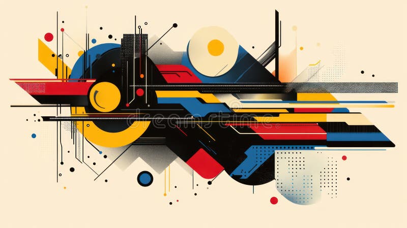 Dynamic Tech Innovations: a Visually Stunning Abstract Design Featuring ...