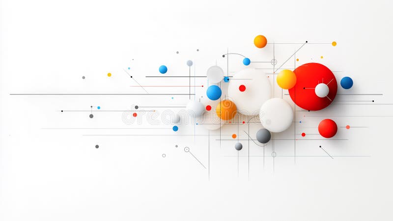 Dynamic Tech-inspired Abstract Patterns Featuring Vibrant Shapes and ...