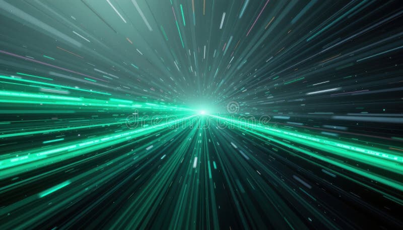 Dynamic Tech Inspired Gradient with Digital Wind Effects Stock ...