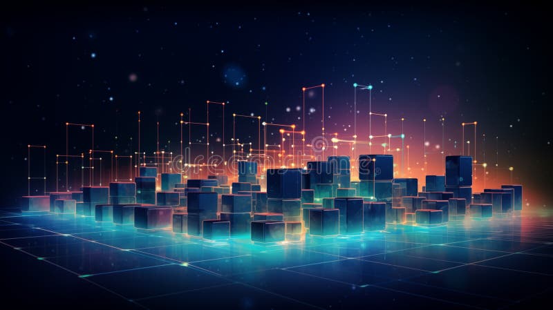 Dynamic Tech Integration Backdrop with Interconnected Circuit ...