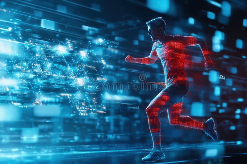 Dynamic Technology in Sports Performance Visualization Stock ...