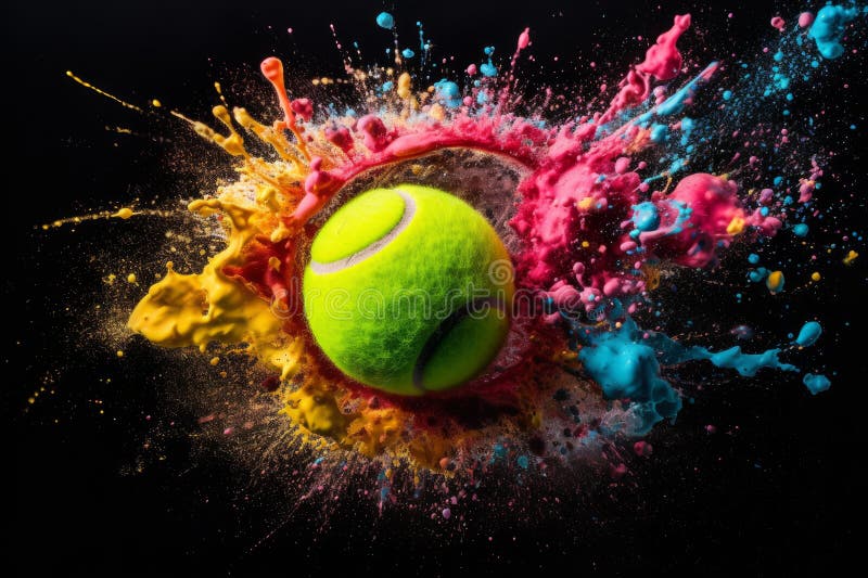 Tennis Splash Paint Stock Illustrations – 293 Tennis Splash Paint Stock ...