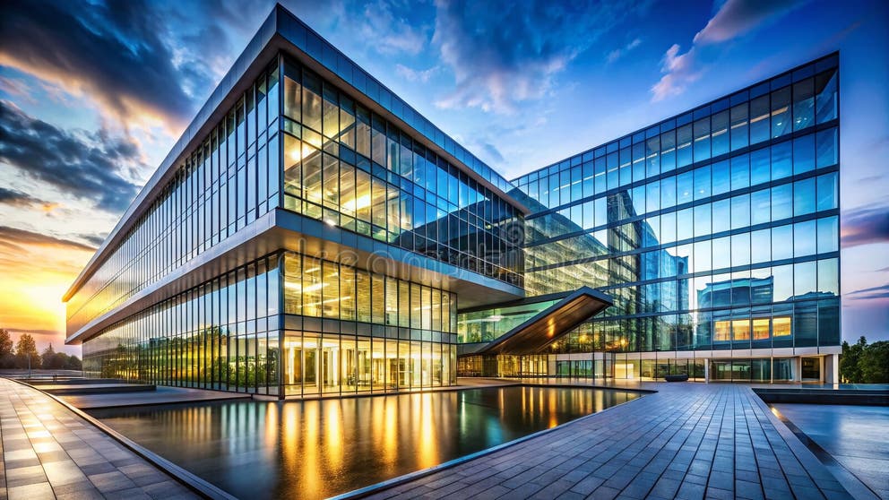 Dynamic Text Overlay on a Futuristic Architectural Structure a 3D ...