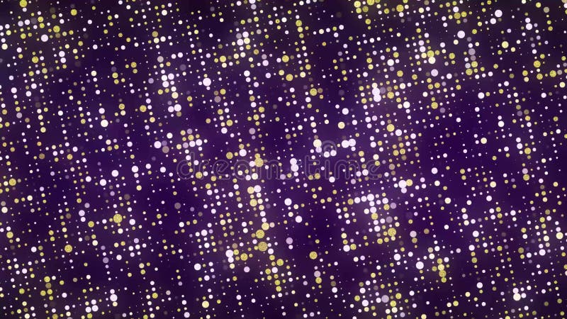 Dynamic Texture with a Flow of Shimmering Musical Dots. Grid of ...