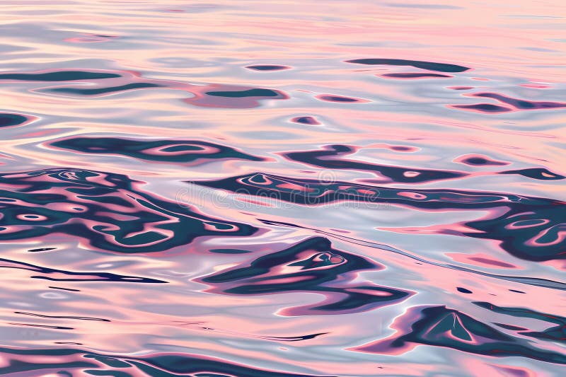 Dynamic Pastel Water Texture, Serene Waves Stock Photo - Image of ...