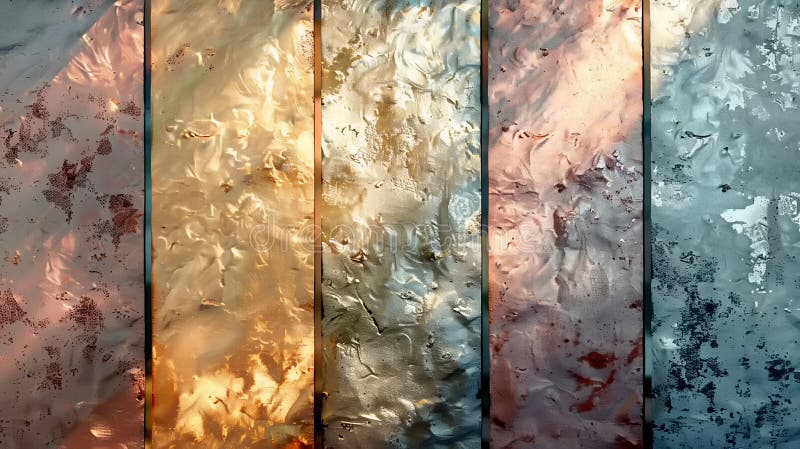 Beautiful Abstract Textures Featuring Blended Metallic Shades and ...