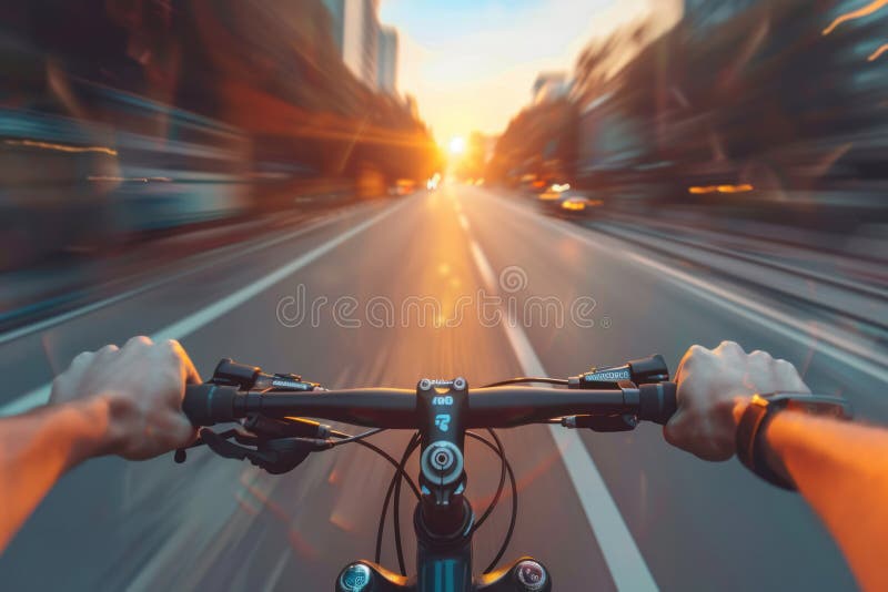 Expert Cyclist Navigating Sharp Turn with Precision in Olympic Sport ...