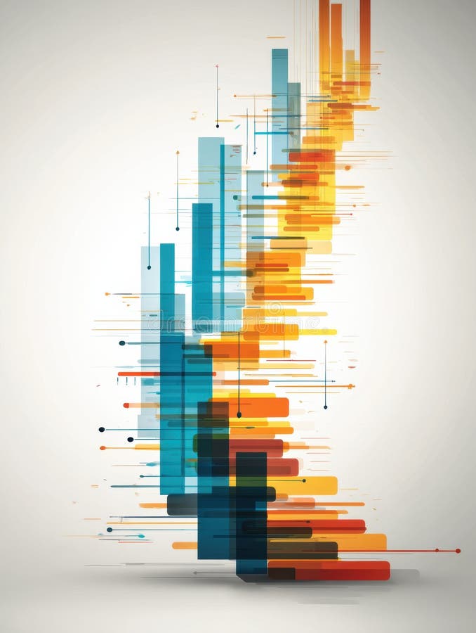 Dynamic Timeline Transformation into Bar Chart Illustrating Conceptual ...