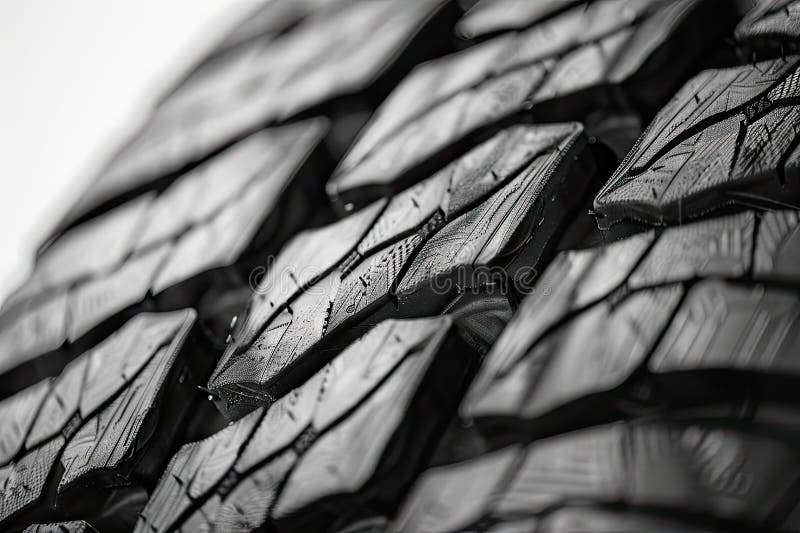 Dynamic Tire Tread Pattern in Bold Black Lines for Formula 1 Racing ...