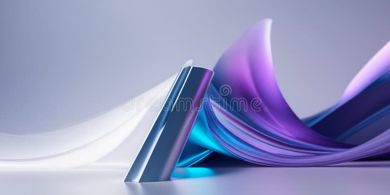 Dynamic Titanium Texture with Blue and Purple Gradient Abstract Design ...