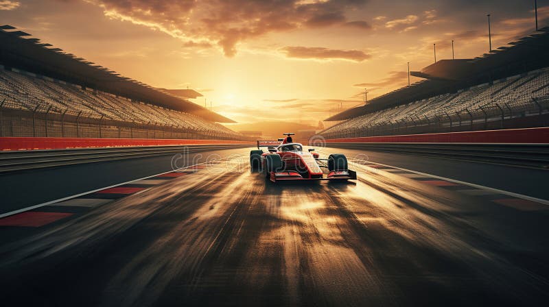 The Dynamic Transformation of an F1 Racing Track in Motion. Generative ...