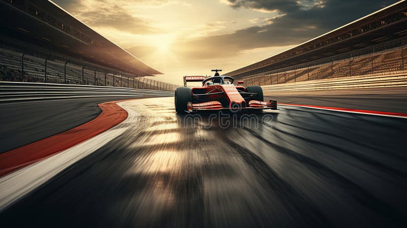 The Dynamic Transformation of an F1 Racing Track in Motion. Generative ...