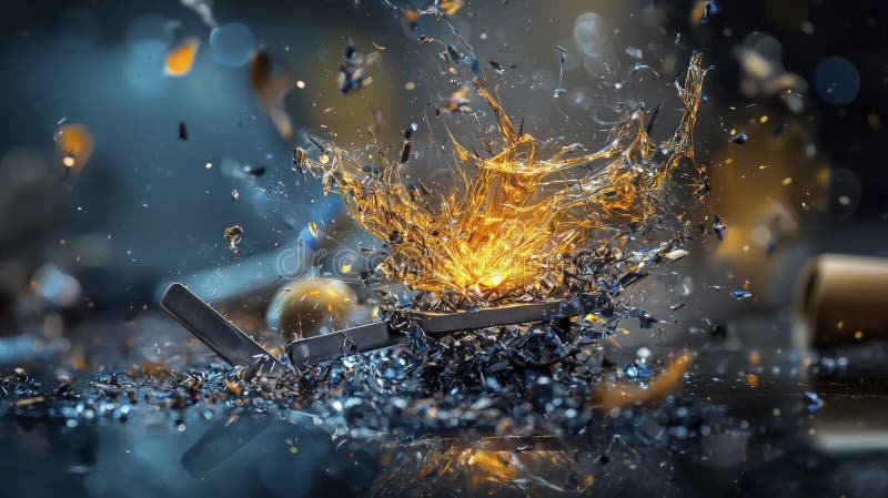 Dynamic Transformation of a Sharpener Creating Chaos in a Surreal ...