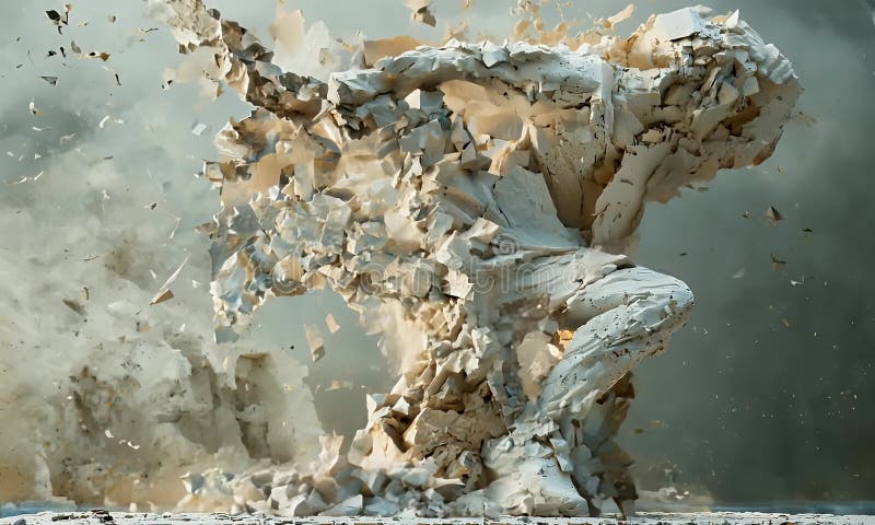 Dynamic Transition of a Crumbling Statue Reforming into a Dancing ...