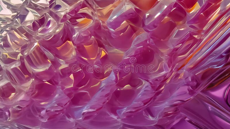 Dynamic Transition of Vibrant Abstract Textures in Colorful Crystal ...