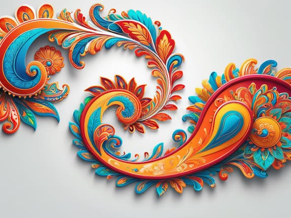 Dynamic Transportation Data Visualization a Bold Paisley Pattern for ...