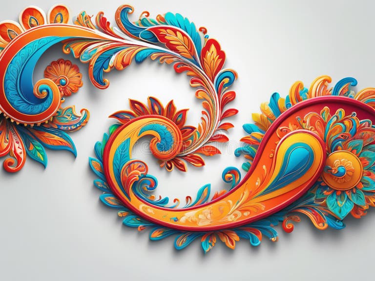 Dynamic Transportation Data Visualization a Bold Paisley Pattern for ...