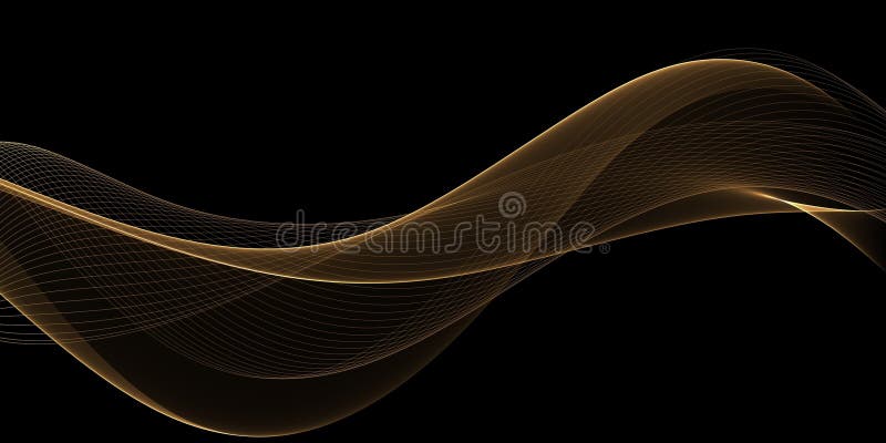 Dynamic Trendy Simple Golden Fluid Color Gradient Abstract Cool ...