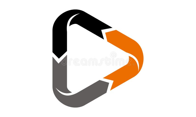 Dynamic Triangle Vector stock vector. Illustration of arrow - 106189115