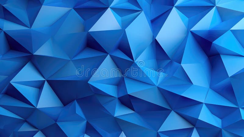 Dynamic Triangles Background Blue Stock Illustration - Illustration of ...