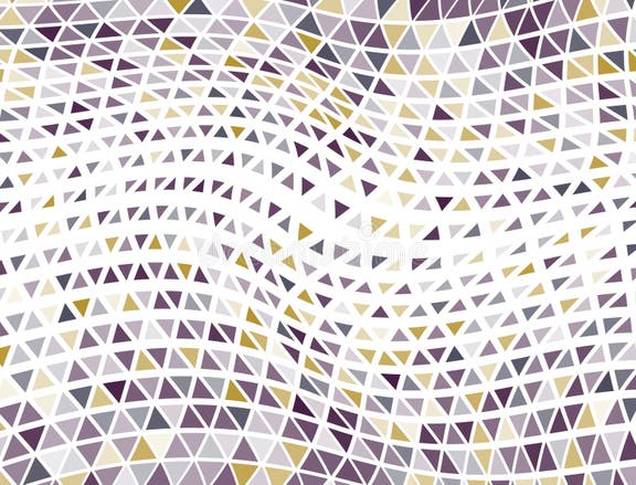 Dynamic Triangles Halftone Background. Triangular Fade Elements Cover ...