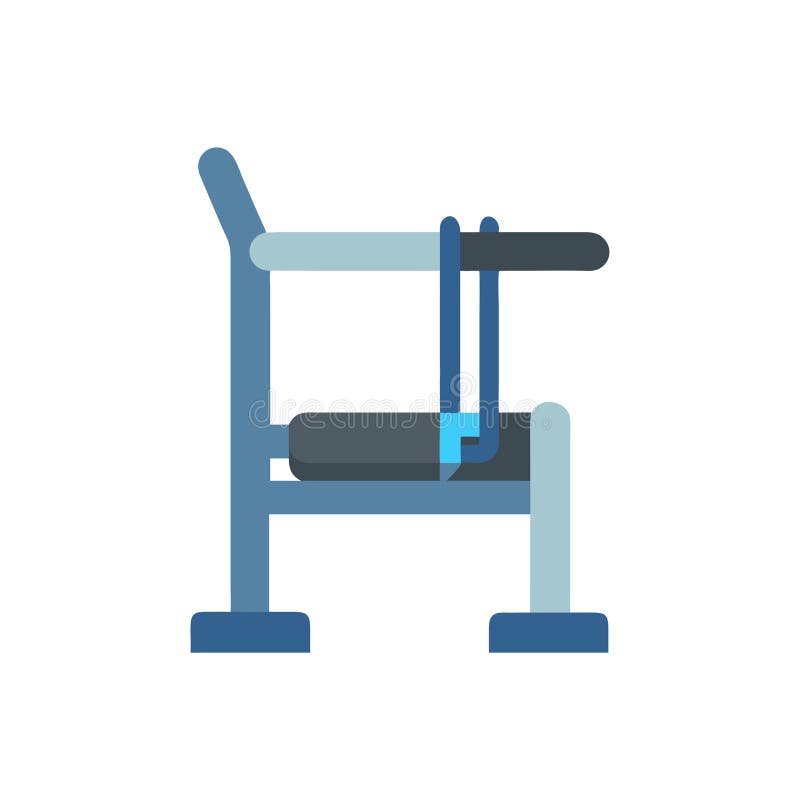 Dynamic Tricep Dip Machine Icon for Workouts Stock Illustration ...
