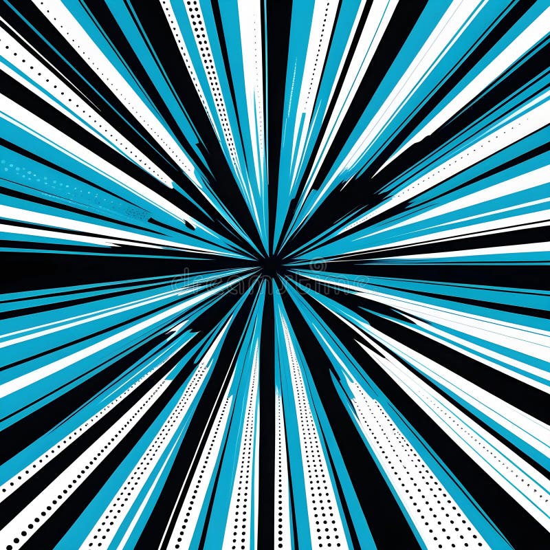 A Dynamic Turquoise Blue Abstract Background with a Radial Burst Effect ...