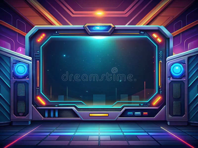 Tv Broadcast Overlay Immersive Hud Dashboard Design Stock Illustrations ...