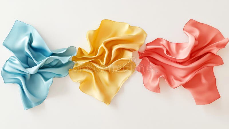 Dynamic Twisted Fabric Featuring Abstract Designs in Gradient Colors ...